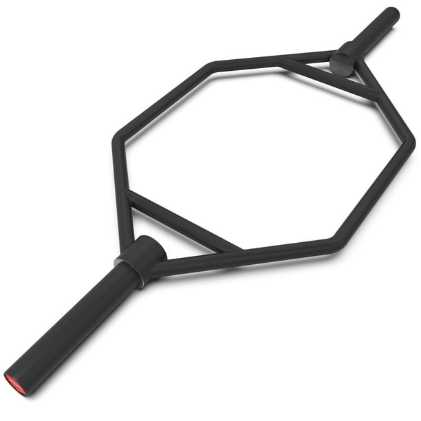 Synergee 20kg Black Oxide Olympic Hex Barbell with Standard Height ...