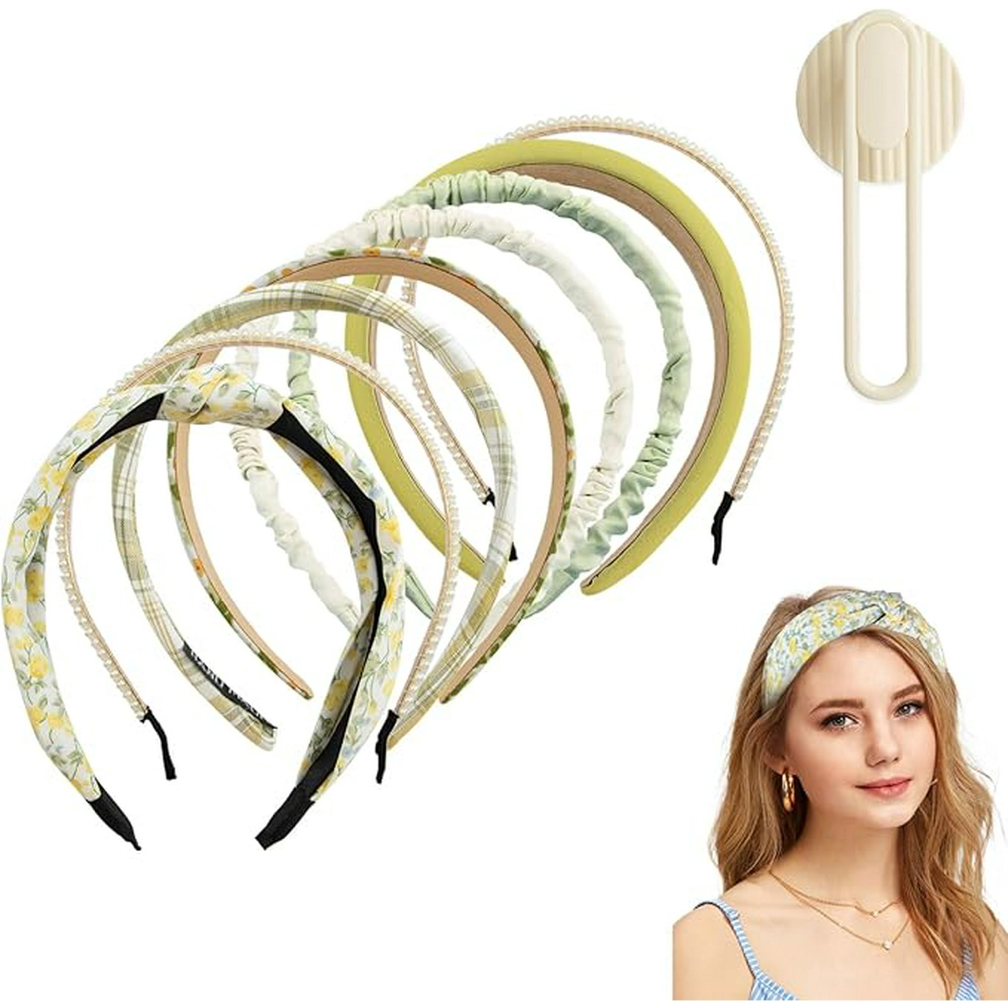 Click here for Zynery 8 Pcs Green Series Style Fashion Headbands... prices