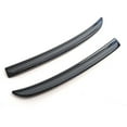 Carbon Fiber Style Rear Wing Spoiler Extension Lip Fins for Compact ...