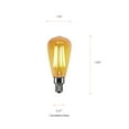Better Homes & Gardens Vintage LED Light Bulb, ST12 40W Equivalent ...