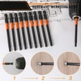 10pcs H4 Hex Driver Set, 1/4 Inch Hex Bits Set, 100mm Magnetic Hex ...