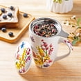 2026 New 18oz Large Ceramic Tea Mug with Infuser and Lid, Loose Leaf ...