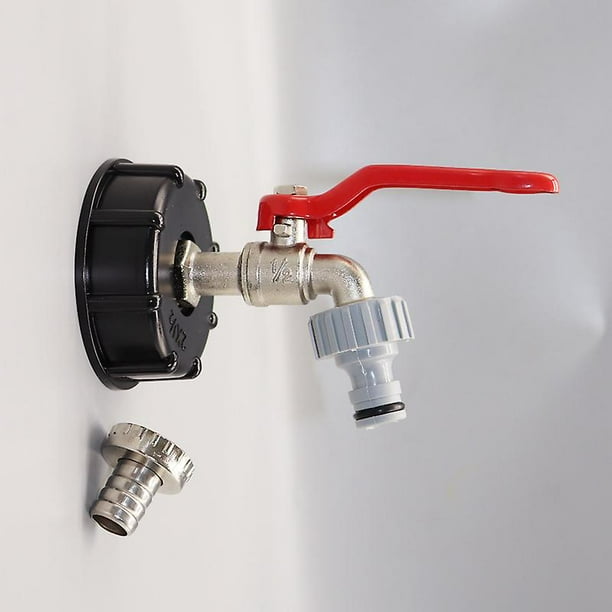 Ton Barrel Connector Ibc Ton Barrel Water Nozzle 1/2 Inch Pacifier ...