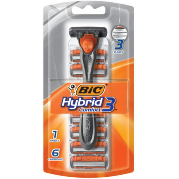 BiC Hybrid Advance for Men, Shaver System 1 ea (Pack of 3) - Walmart ...