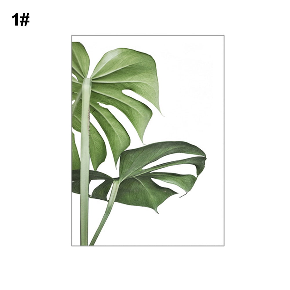 Prints Home & Living Green Leaves Decor Green Stripes Printable Art ...