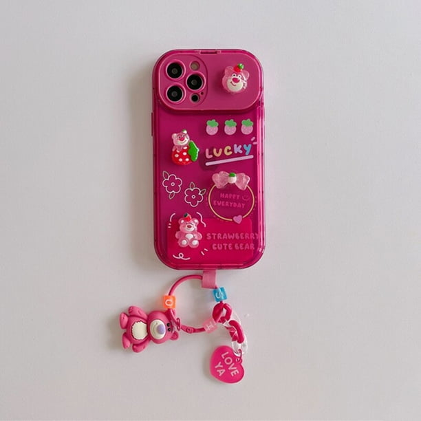 Funda de teléfono con adornos de muñecas en 3D para Iphone 14, 12, 13 ...