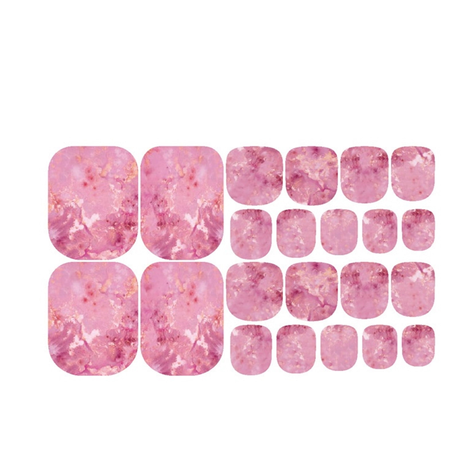 Fridja Waterproof Cute Toe Nail Stickers Summer Fashion Manicure Foot ...