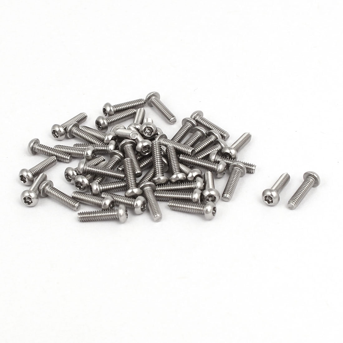 Vis machine sécurité Torx tête bouton acier inoxydable 304 M2x8mm 50pcs ...
