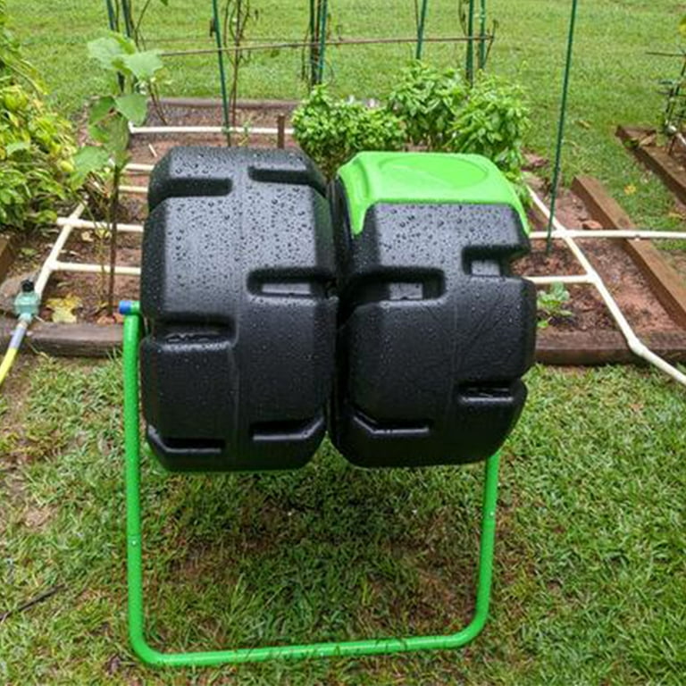 Kitchen Composter Assembly FCMP Outdoor Hotfrog Roto 37 Gal. Plastic ...