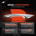 A-Premium Rear Right Passenger Side Exterior Door Handle Compatible ...
