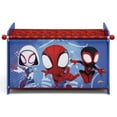 Marvel Toy Box with Retractable Fabric Top for Spidey and His Amazing ...