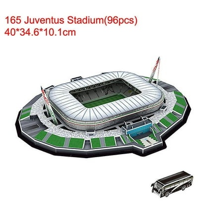 12 Styles 3d Football Building Stadium Jigsaw Puzzle Children Diy ...