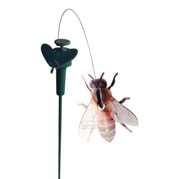 Garden Sun Light 7006 Solar Dancing Bumble Bee Yard Stake - Walmart.com ...