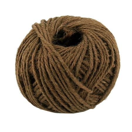 50M Length Coffee Color Home Craft Jute Burlap Ribbon Twine Rope Cord ...