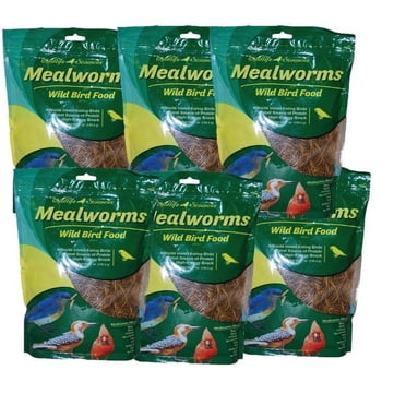 (3 pack) Flock Fest Dried Mealworms for Chickens, Wild Birds, Ducks ...