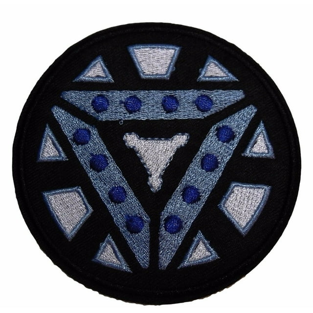 Iron Man Series Tony Stark's Arc Reactor Embroidered Patch - Walmart.com