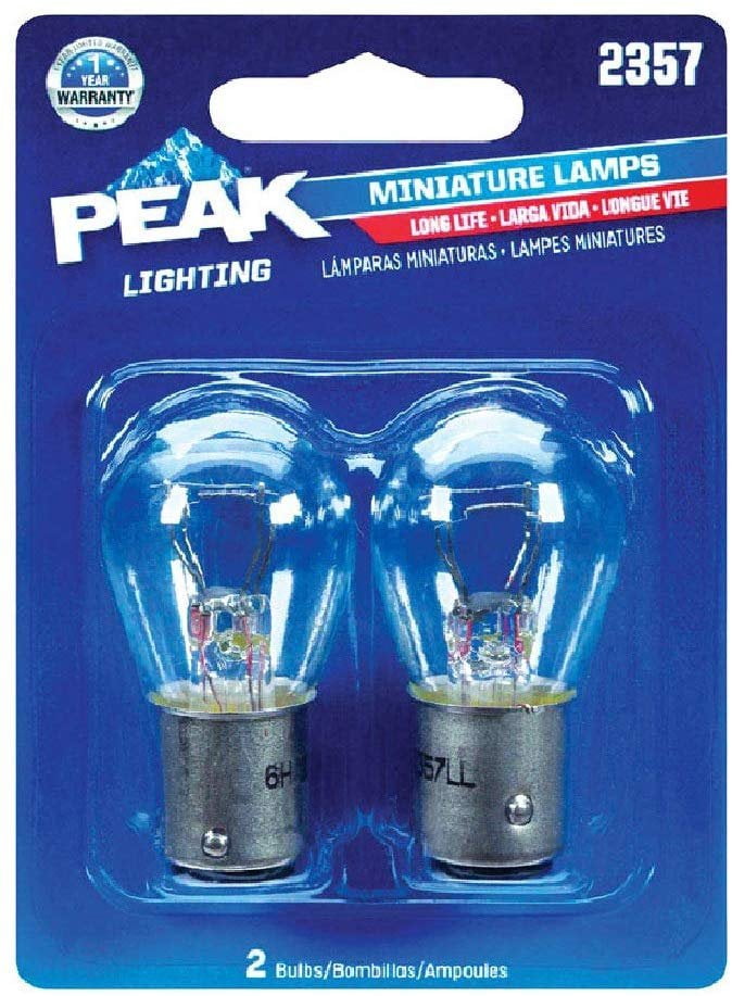 Peak Miniature Automotive Bulb 2357 2 pk - Walmart.com