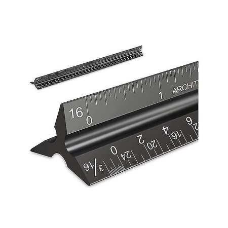 Architectural Scale Ruler Aluminum Architect Scale Triangular Scale ...