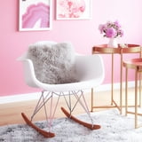 Zuo Rocket Rocking Chair in White - Walmart.com