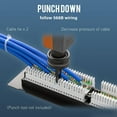 12 Port 10Gbps Cat6A Network Patch Panel with Wall & Bracket Mount for ...
