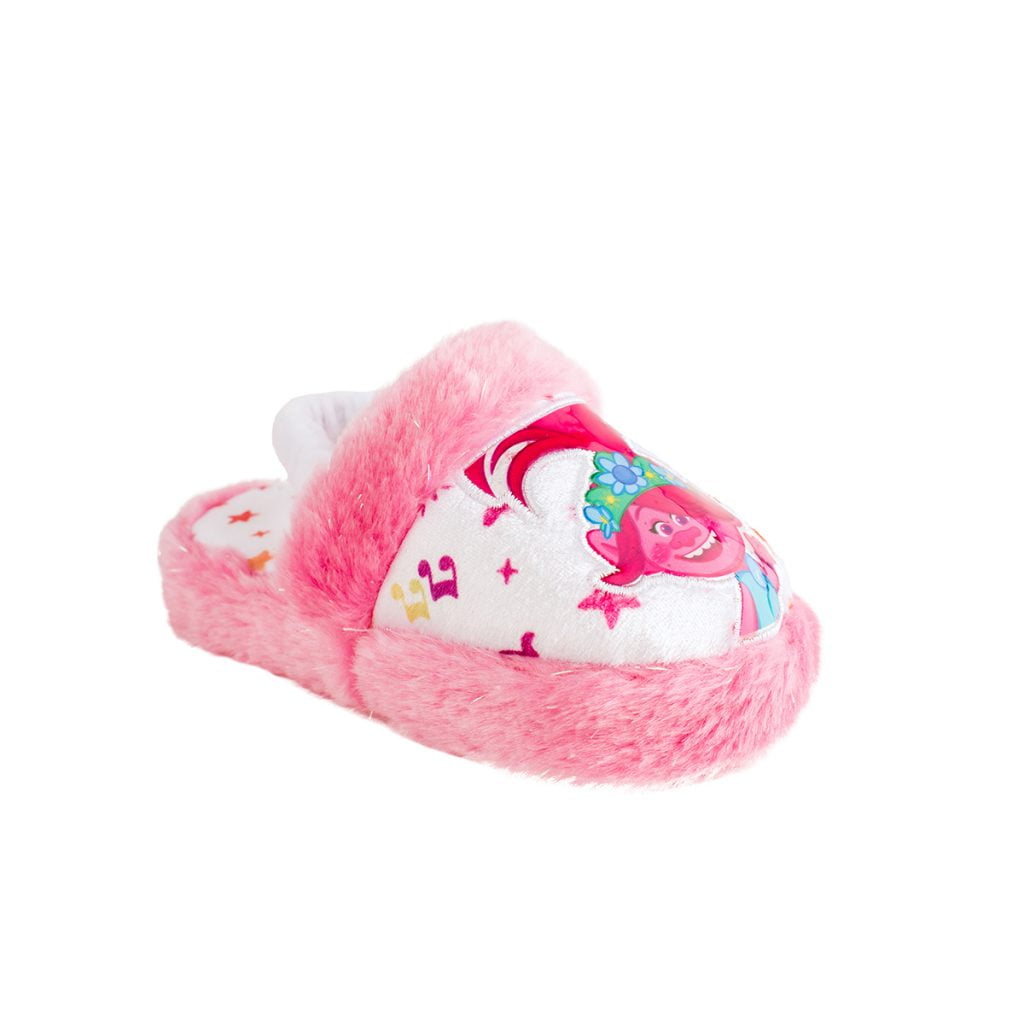 Dreamworks Trolls Poppy Back-Strap Scuff Slipper (Toddler Girls ...