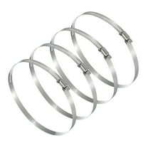 POWERTEC 5PK Stainless Steel Worm Gear Drive Hose Clamps, Adjustable 5 ...
