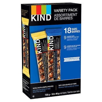 KIND Bars Variety Pack, 18 × 40 g (1.4 oz) - Walmart.ca