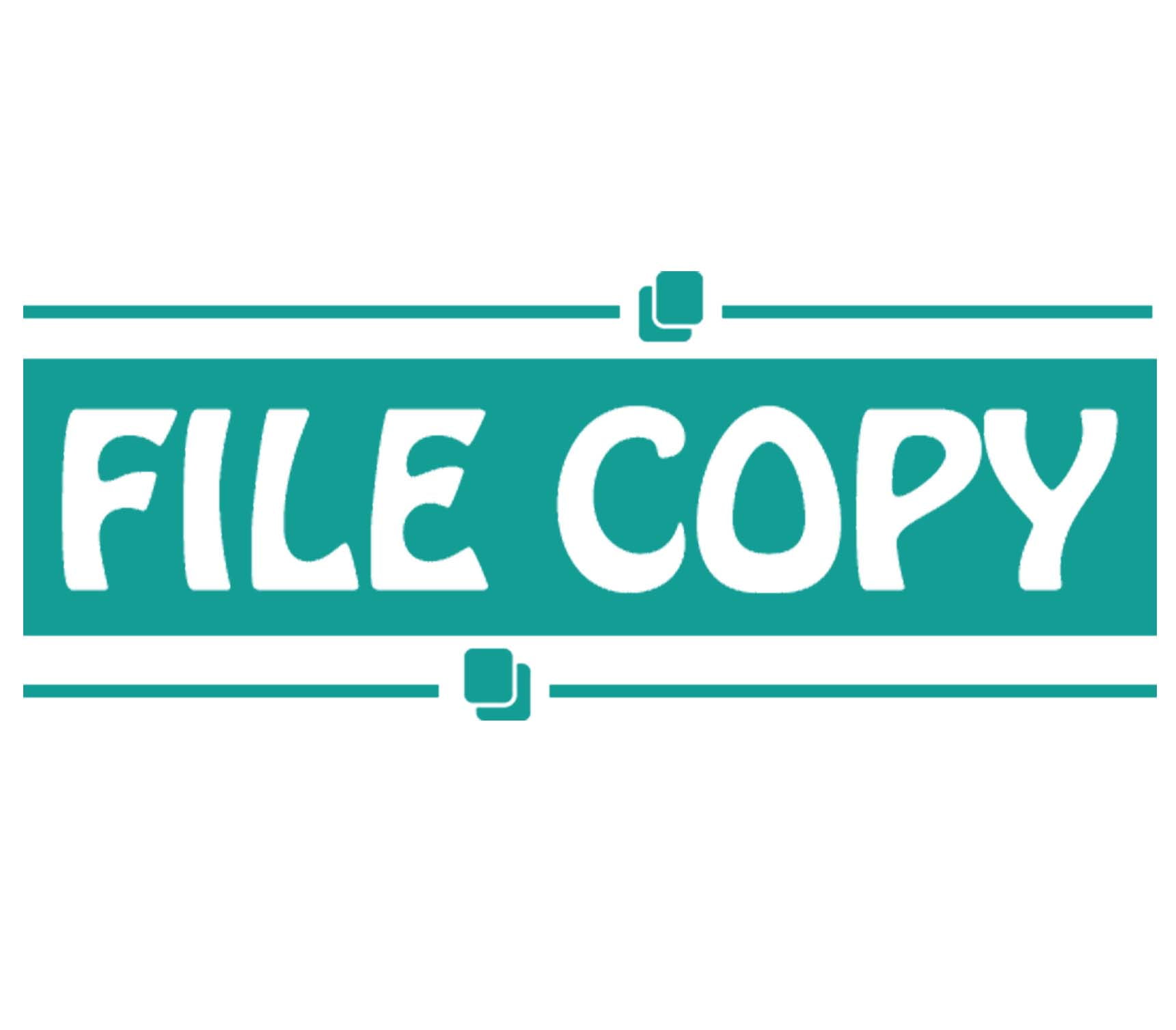 Printtoo File Copy Self Inking Rubber Stamp Pre-Inked Office Stamp ...