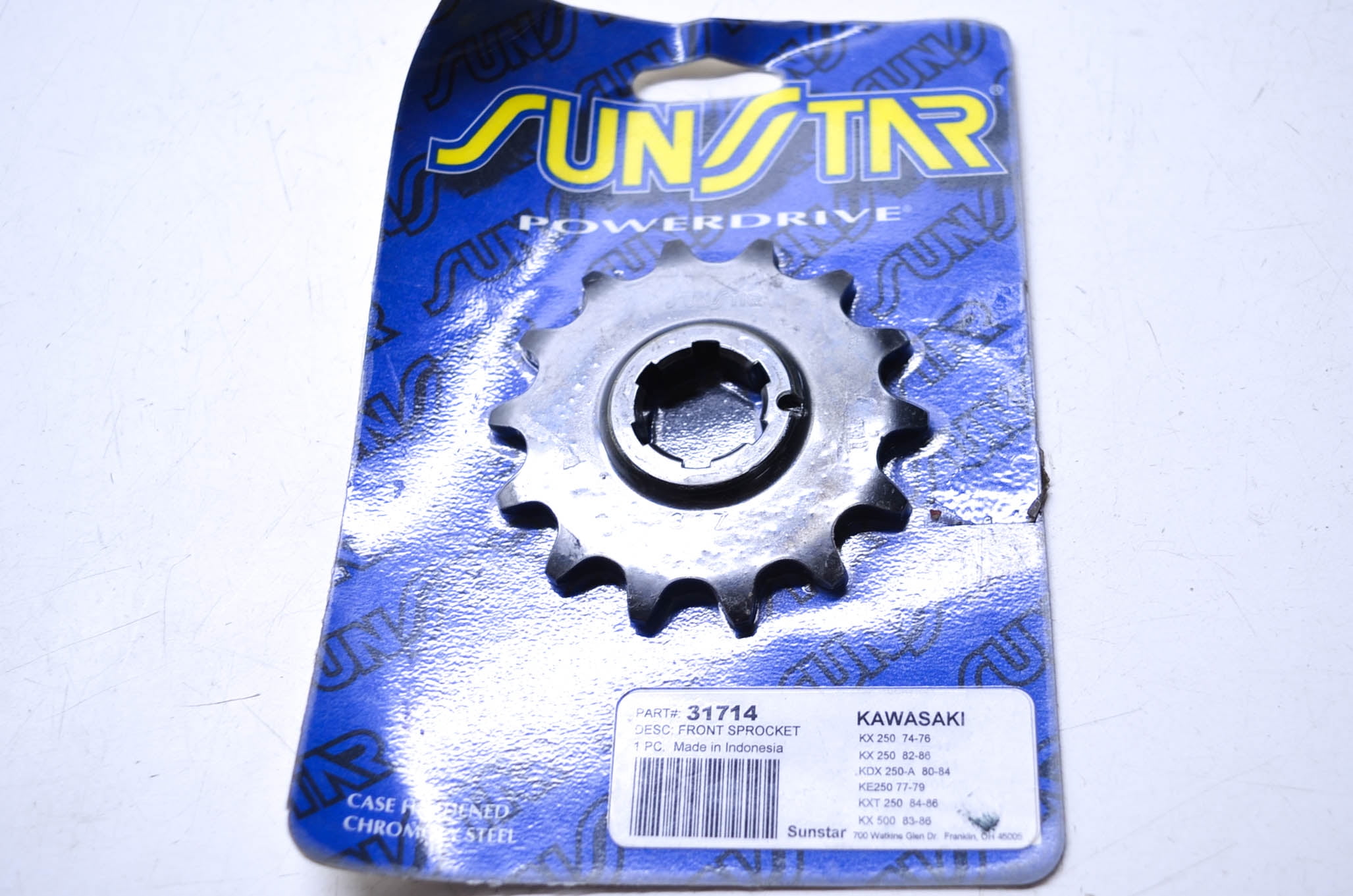 Sunstar 31714 Front Sprocket 14T Kawasaki NOS - Walmart.com