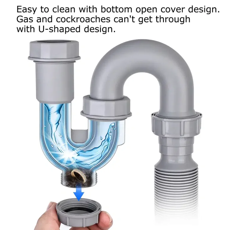 Kitchen Sink Drain Trap