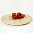 Ultimate Premium Products Travertine Round Tray Decorative Vanity ...