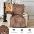 FASHLAZ Durable Couch Cover for Recliner Chair Washable Slipcover with ...