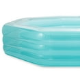 Funsicle Lagoon Blue OctaClear Inflatable Swimming Pool, Octagonal ...