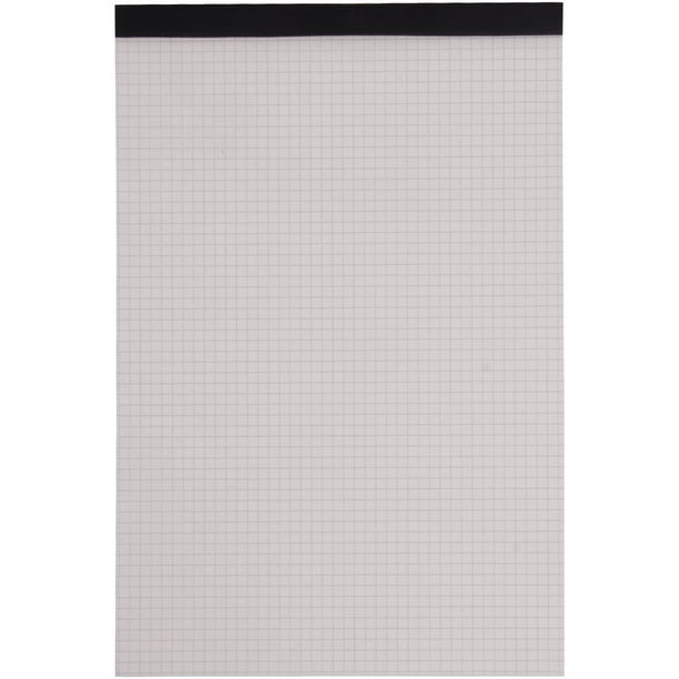 A4 Gridded Paper Pad Notebook Chart Paper Journal Grid Refill Black 8 ...