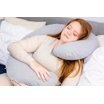 Snoogle Mini Chic Jersey - Side Sleeper Pregnancy Pillow, Belly Support ...