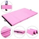 Costway 4'x6'x2'' Gymnastics Mat PU Thick Folding Panel Gym Pink ...