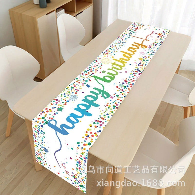 Click here for Etereauty Birthday Table Decor Birthday Table Runn... prices