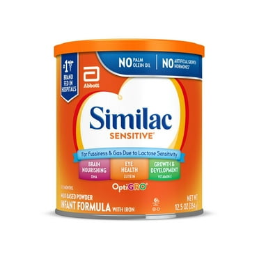 Similac Sensitive Powder Baby Formula, 12.5-oz Can - Walmart.com