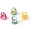 ARNCRAFT Classic Handmade Resin Napkin Rings Set, Dining Table Holders ...