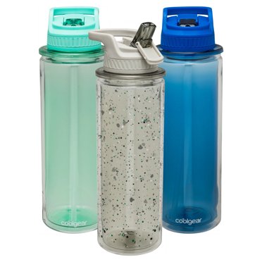 Mainstays 32 fl oz Pearl Blush Pink Solid Print Plastic Water Bottle ...