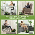 Funmily Under Desk Elliptical Machine Mini Seated Pedal Exerciser with ...