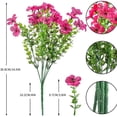 Hometravel Artificial Flowers for Outdoor Patio Decoration, 2 Pieces ...