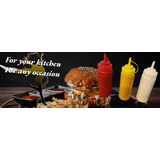JUST-BUY Squeeze Bottles Dispenser, PE, 12 Oz, Leak Proof, Squeezable ...