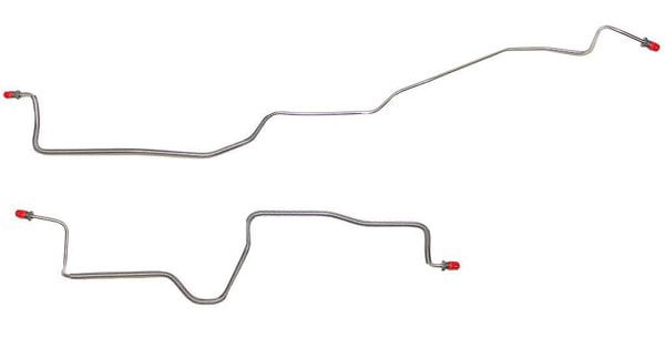 JEGS 13267 Rear Axle Brake Line Set 1984-1992 Chevy Camaro Pontiac ...