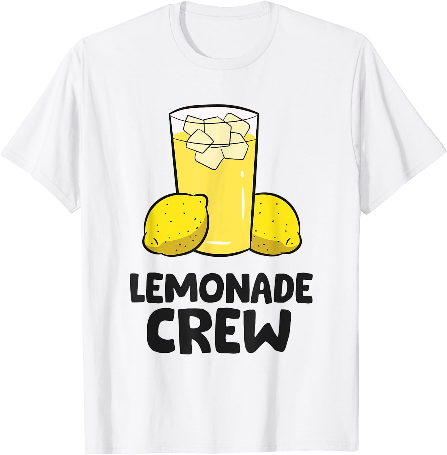 Funny Lemons Lover Lemonade Crew T-Shirt - Walmart.com