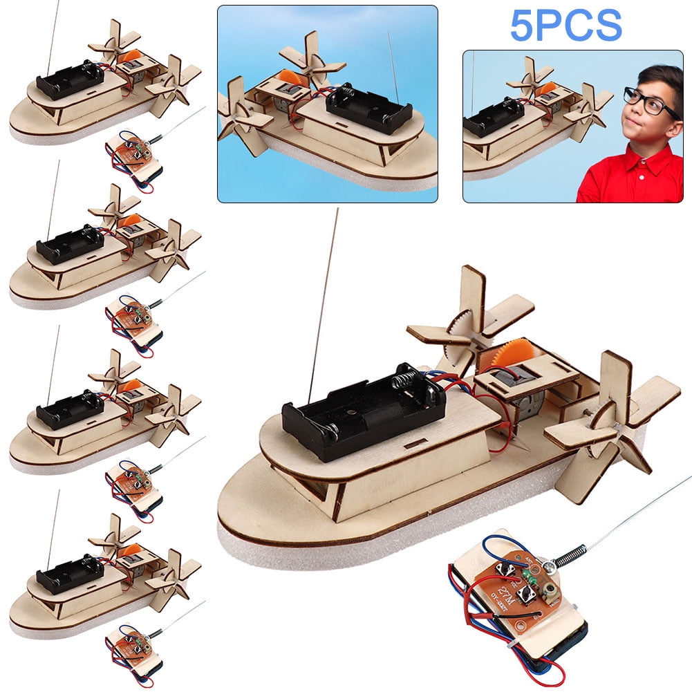 5 * Equipo Modelo Experimento Física Científica Barco Control Remoto ...