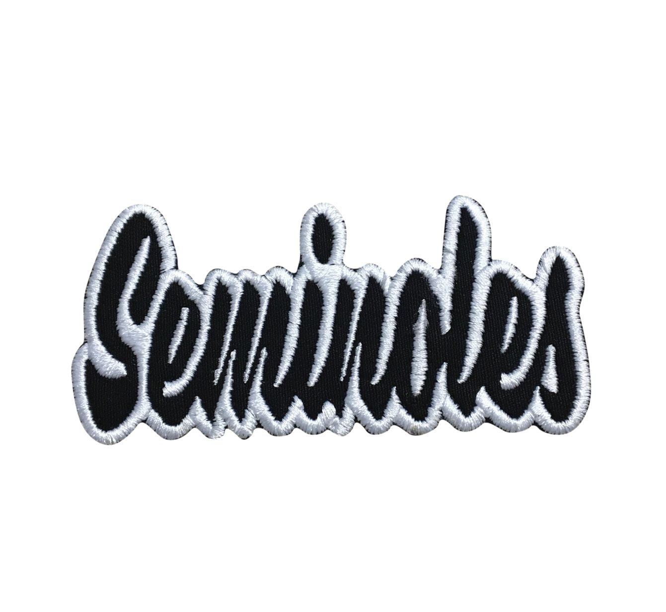 Seminoles - Black/White - Team Mascot - Words/Names - Iron on Applique ...