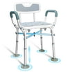 North American Health + Wellness Bath and Shower Step Stool with Handle ...