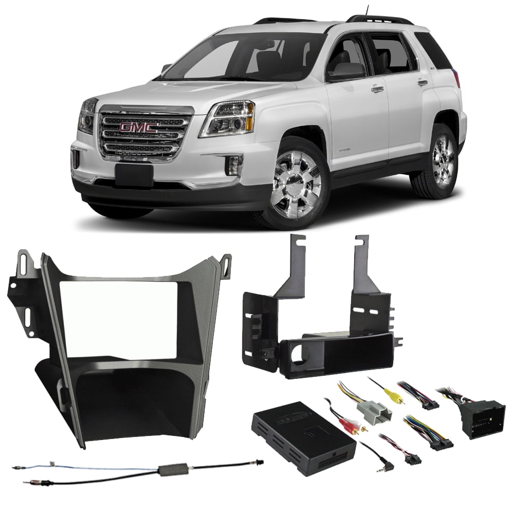 GMC Terrain 2013-2017 Single or Double DIN Stereo Harness Radio Install ...