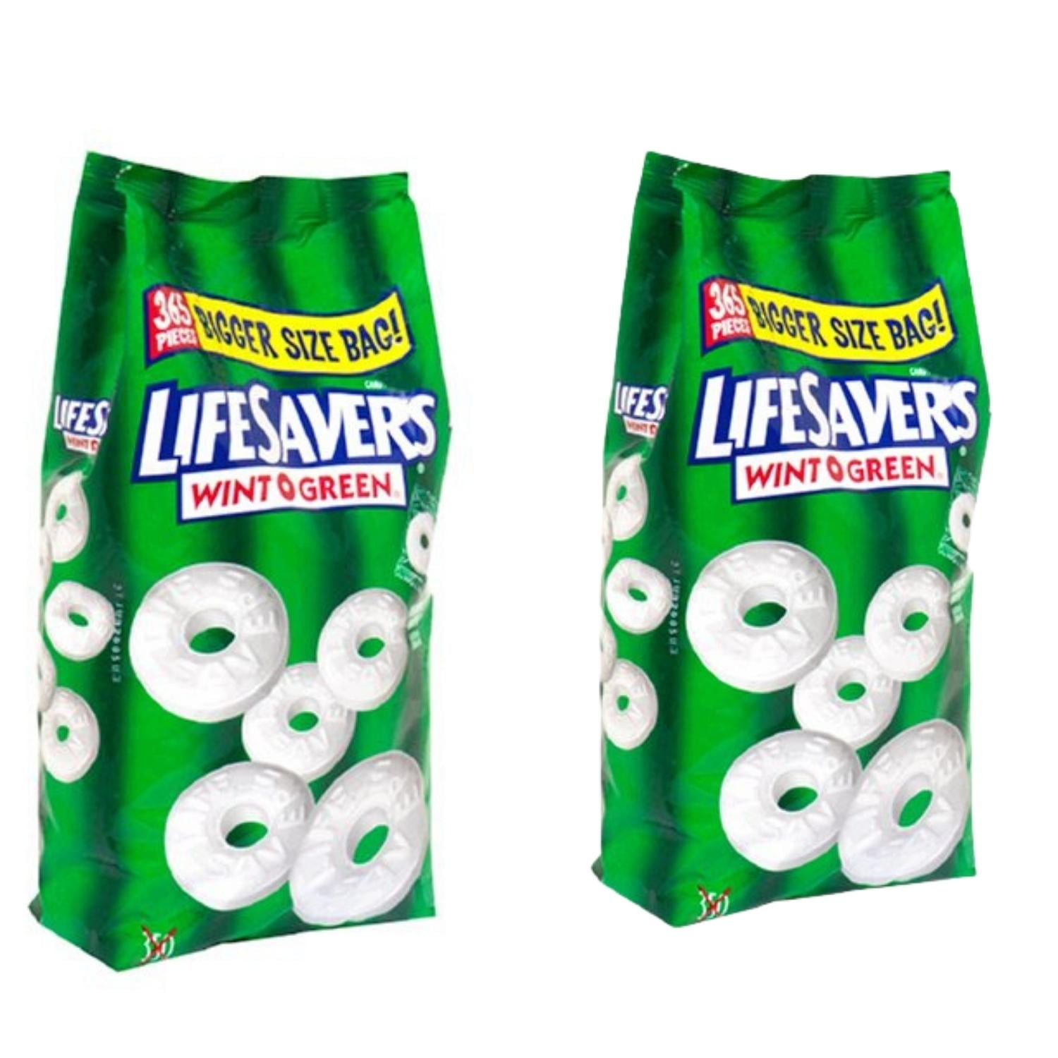 Life Savers Hard Candy, Wint-O-Green, 50 Oz, Pack of 2 With Long ...